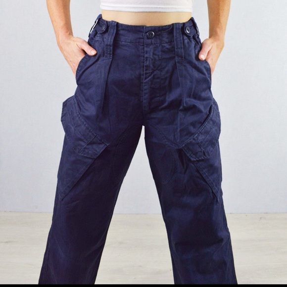 Vintage | Pants & Jumpsuits | Vintage High Waisted British Navy ...